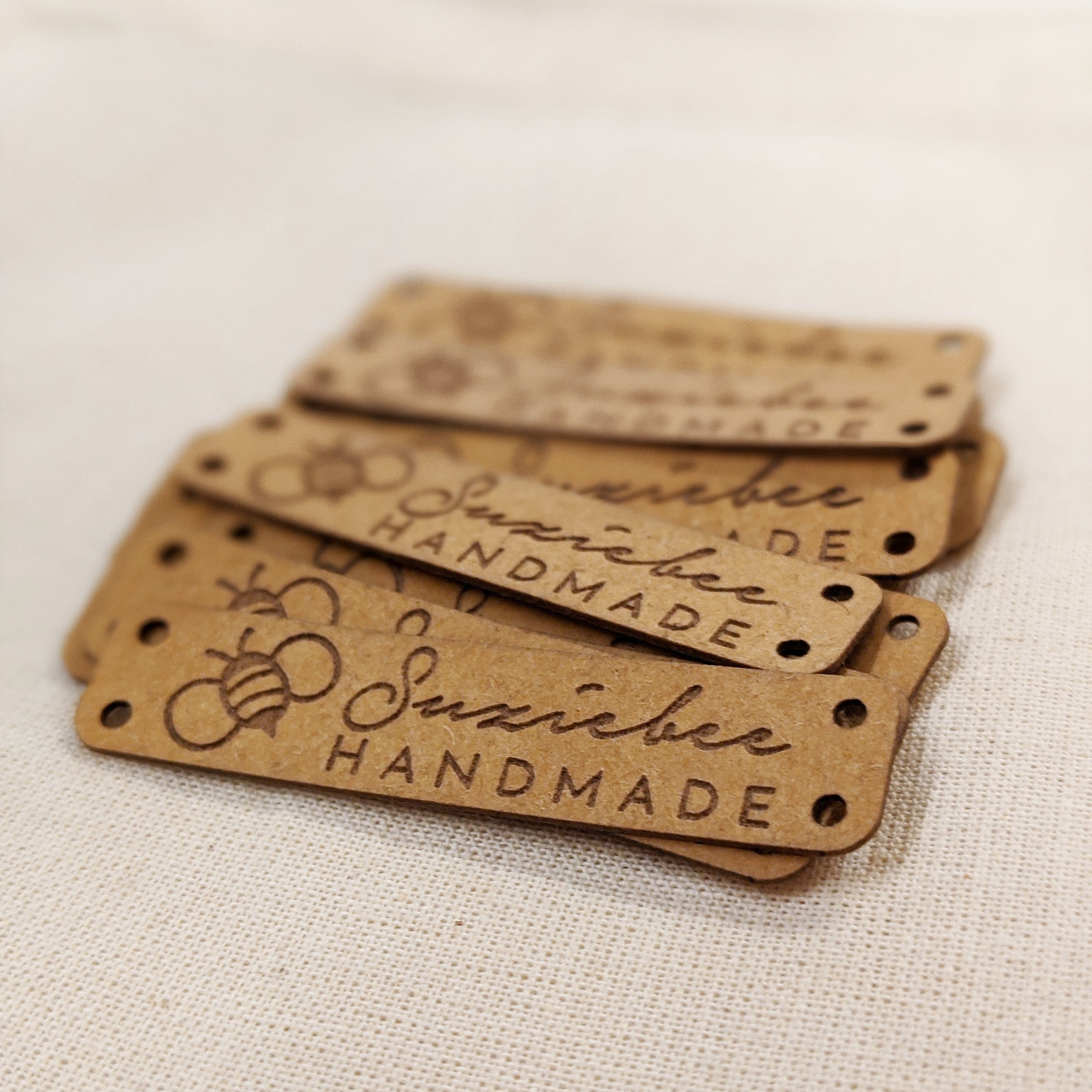 Rectangle Paper Fabric Tag LITTLELASERCO
