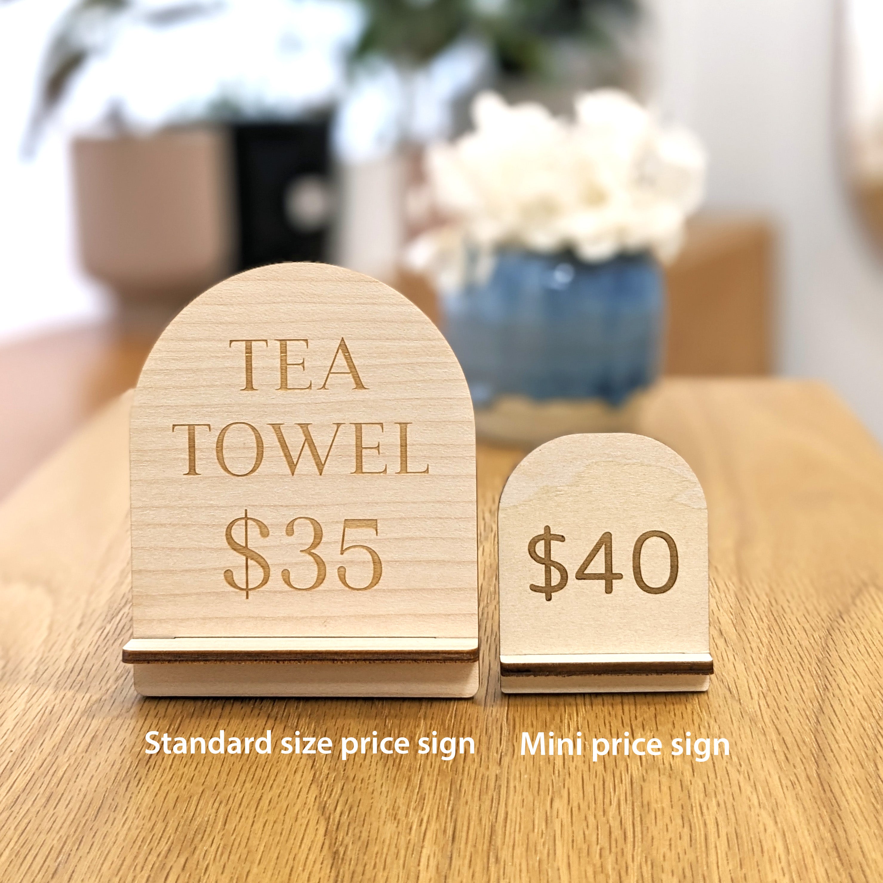 Mini Arch Wooden Price Boards – LITTLELASERCO