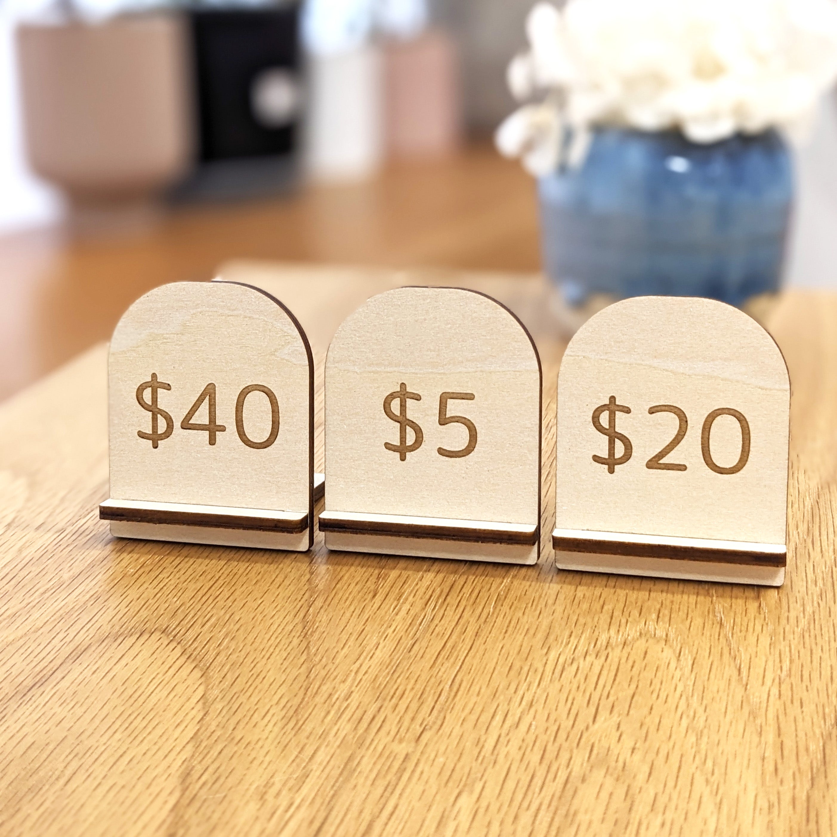 Mini Arch Wooden Price Boards – LITTLELASERCO