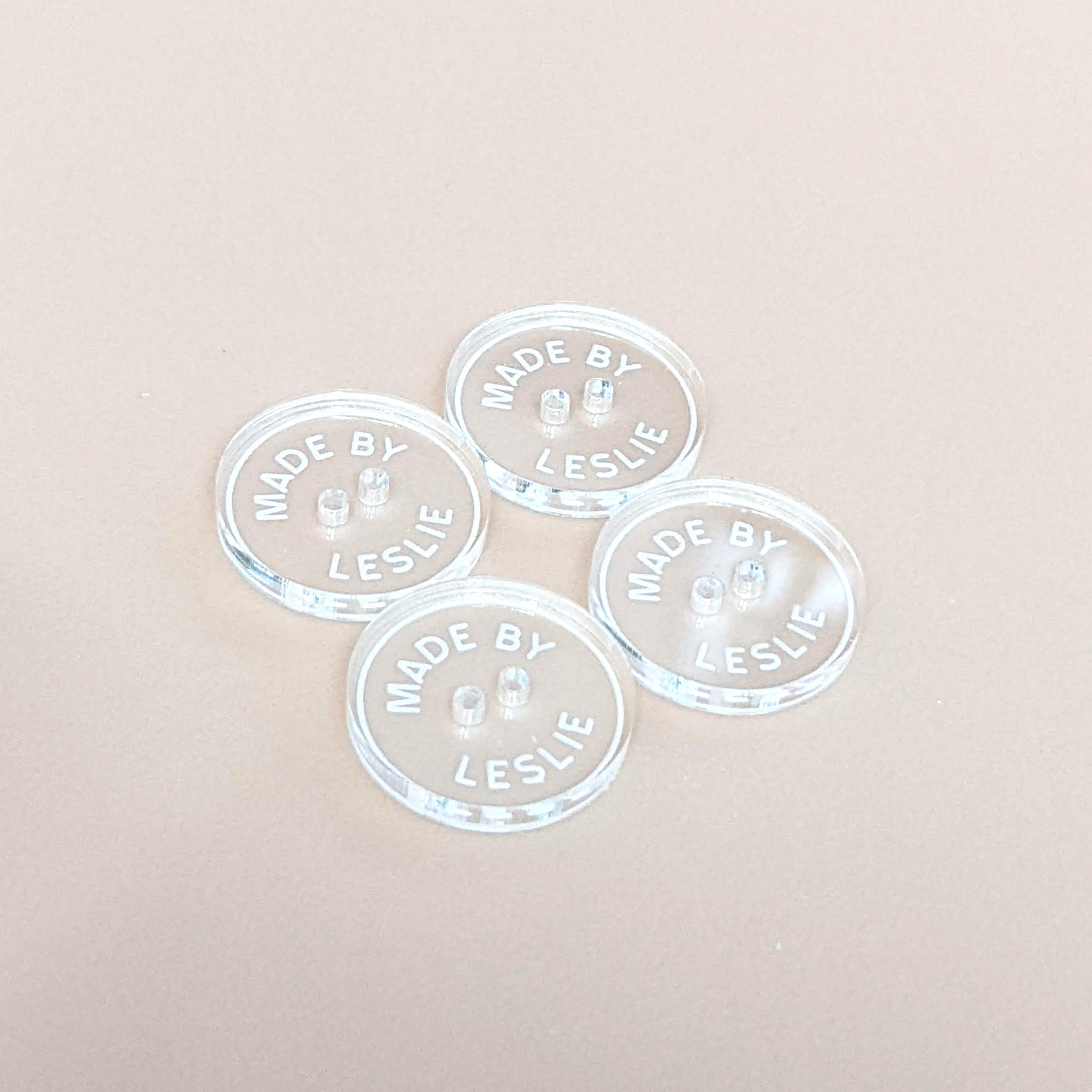 Circle Acrylic Buttons – LITTLELASERCO