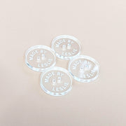 Circle Acrylic Buttons – LITTLELASERCO
