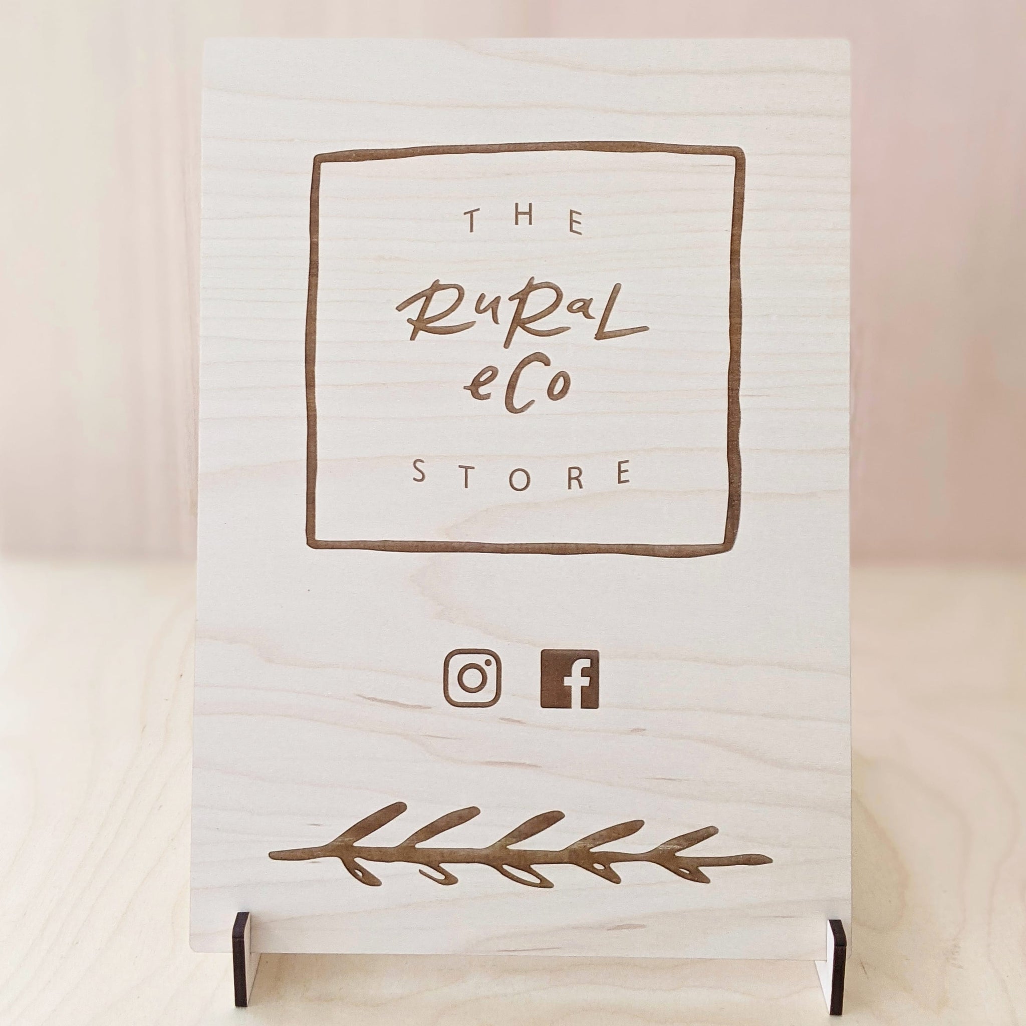 Rectangle Wooden Sign – LITTLELASERCO