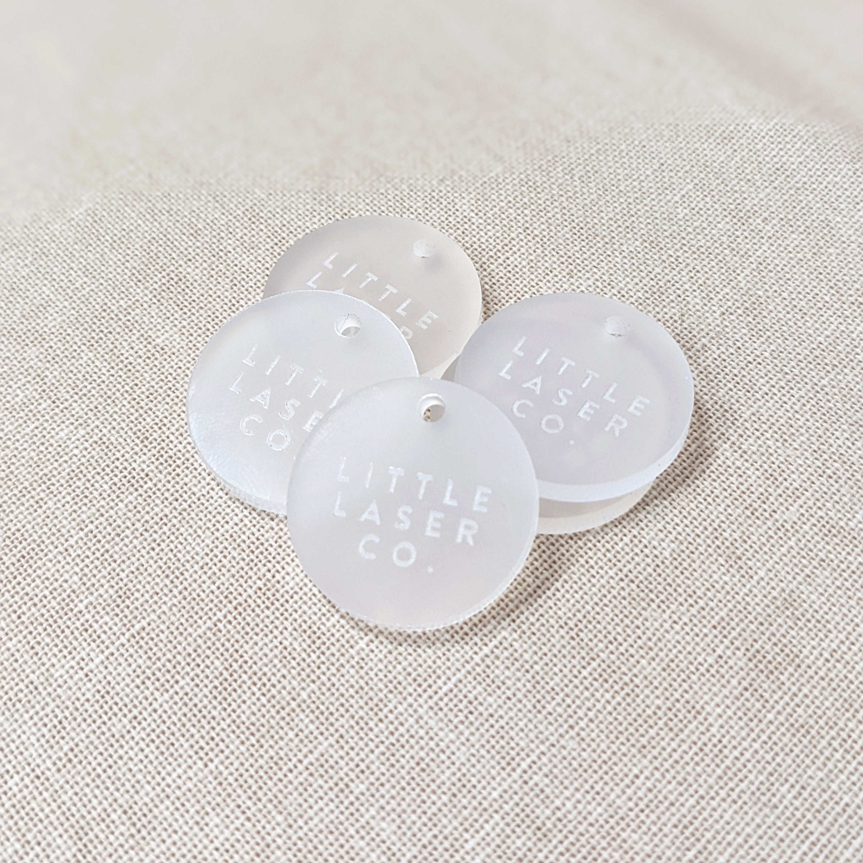 Circle Acrylic Tags – LITTLELASERCO