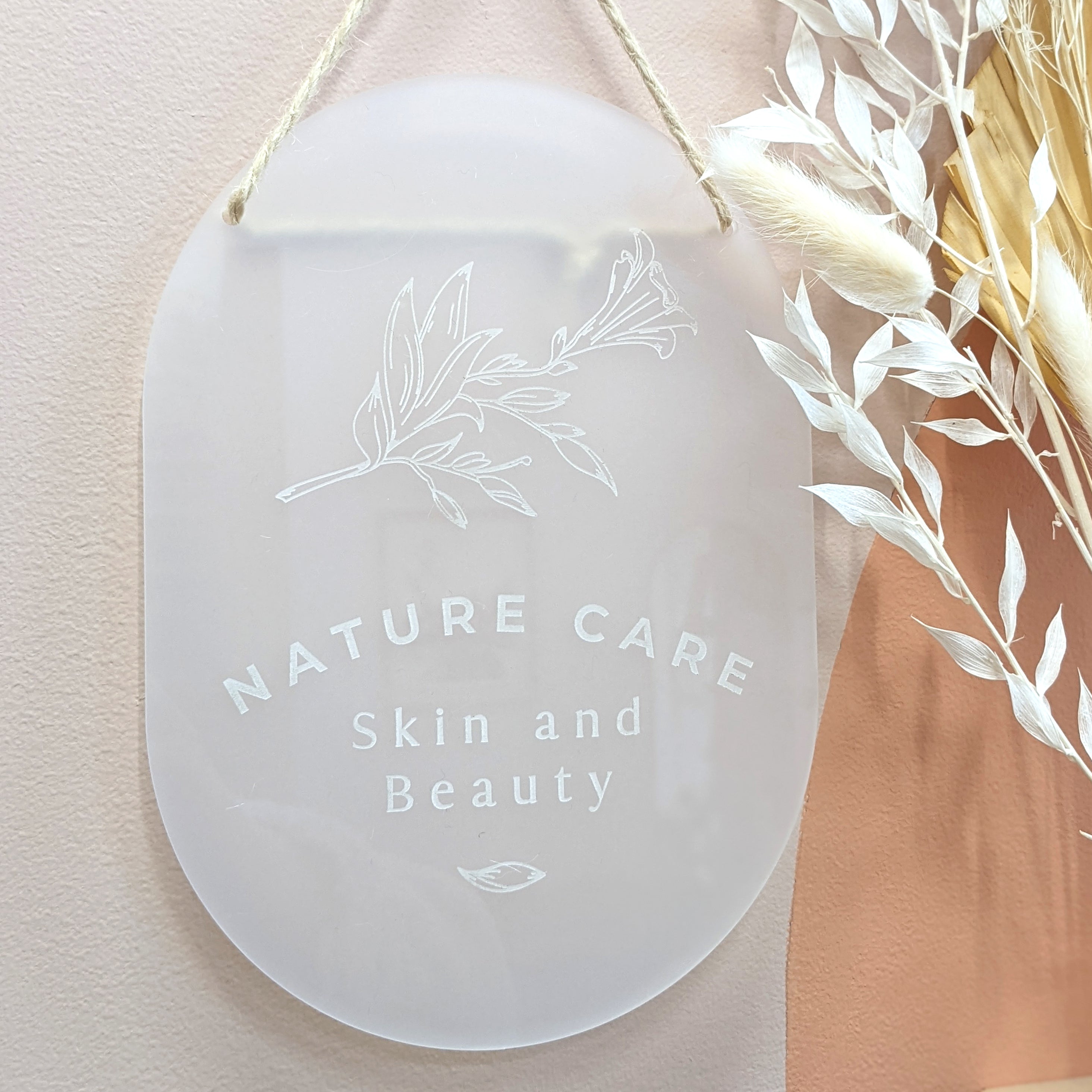 Oval Acrylic Sign – LITTLELASERCO