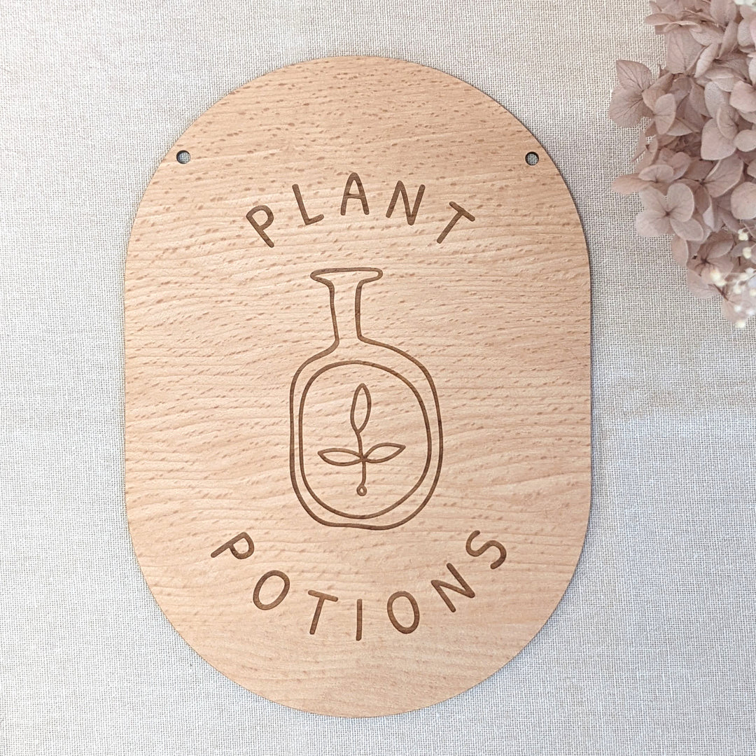 Oval Wooden Sign – LITTLELASERCO