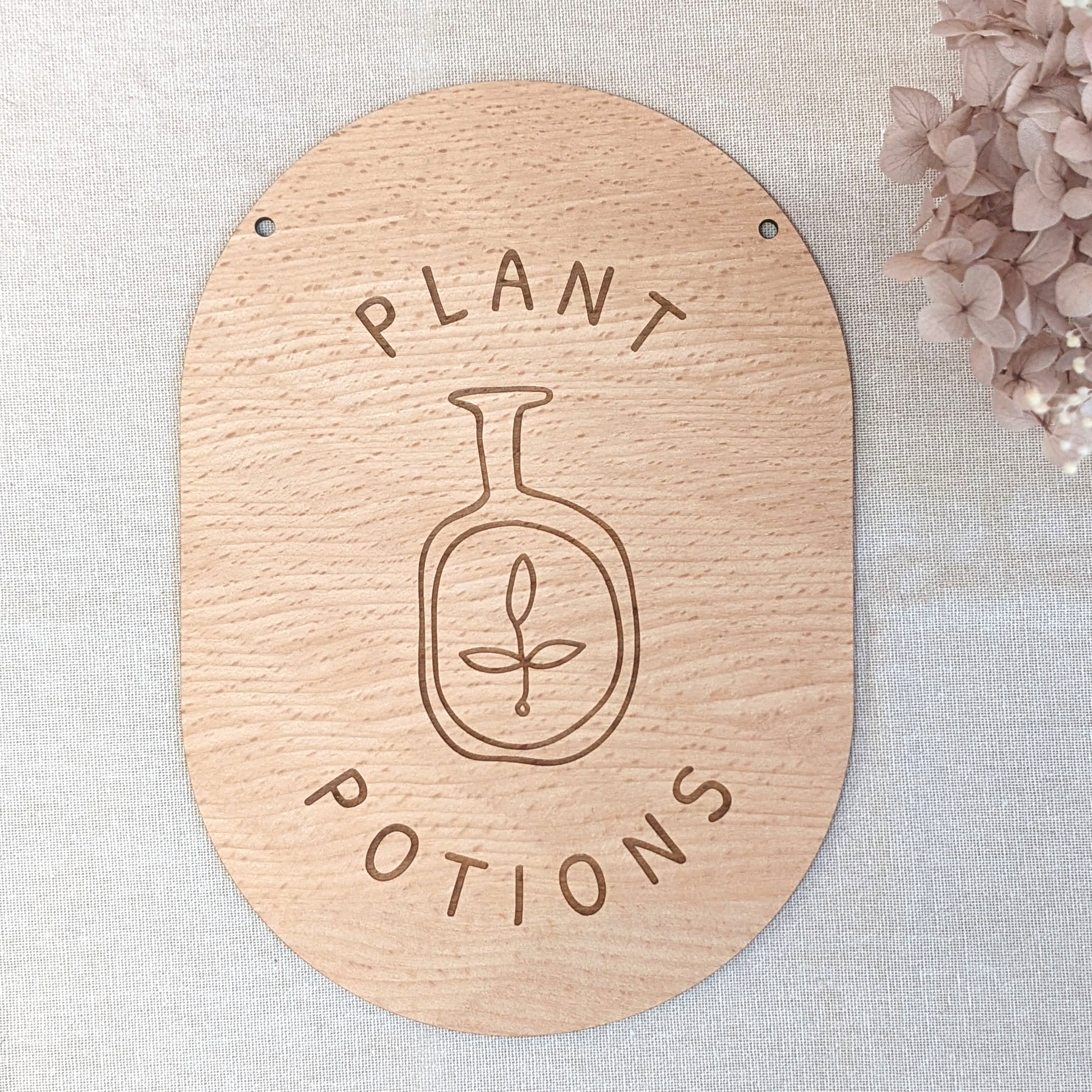 Oval Wooden Sign – LITTLELASERCO